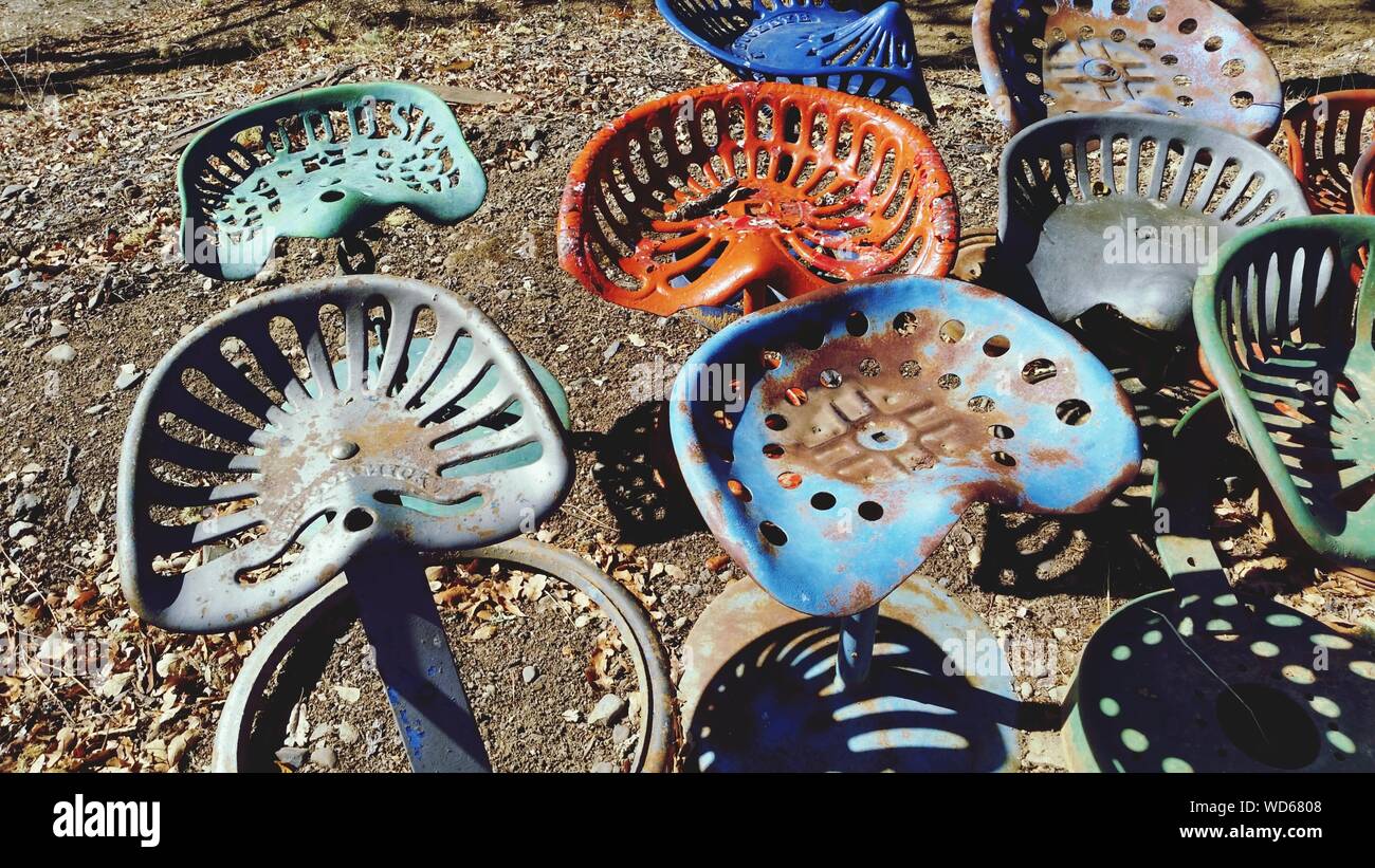 Old stools hi-res stock photography and images - Alamy