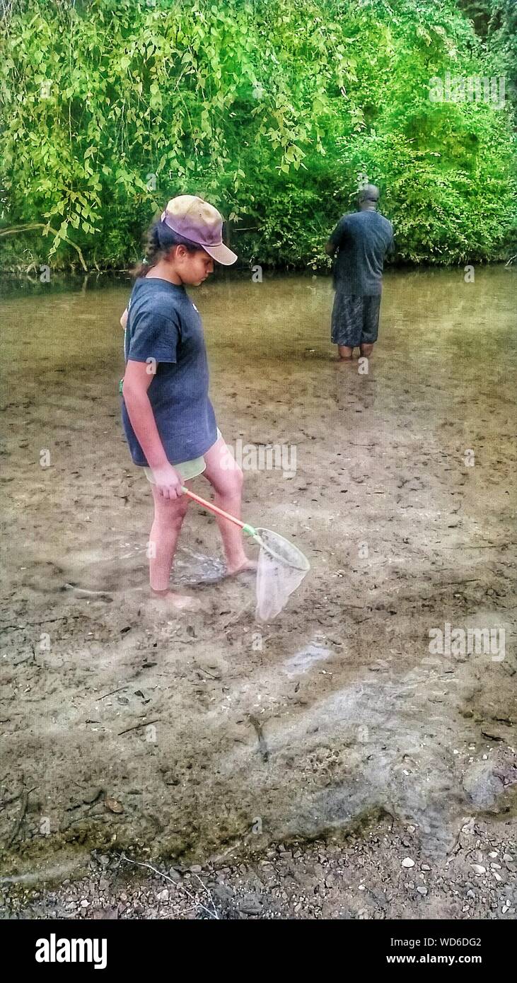 American girls fishing hi-res stock photography and images - Alamy