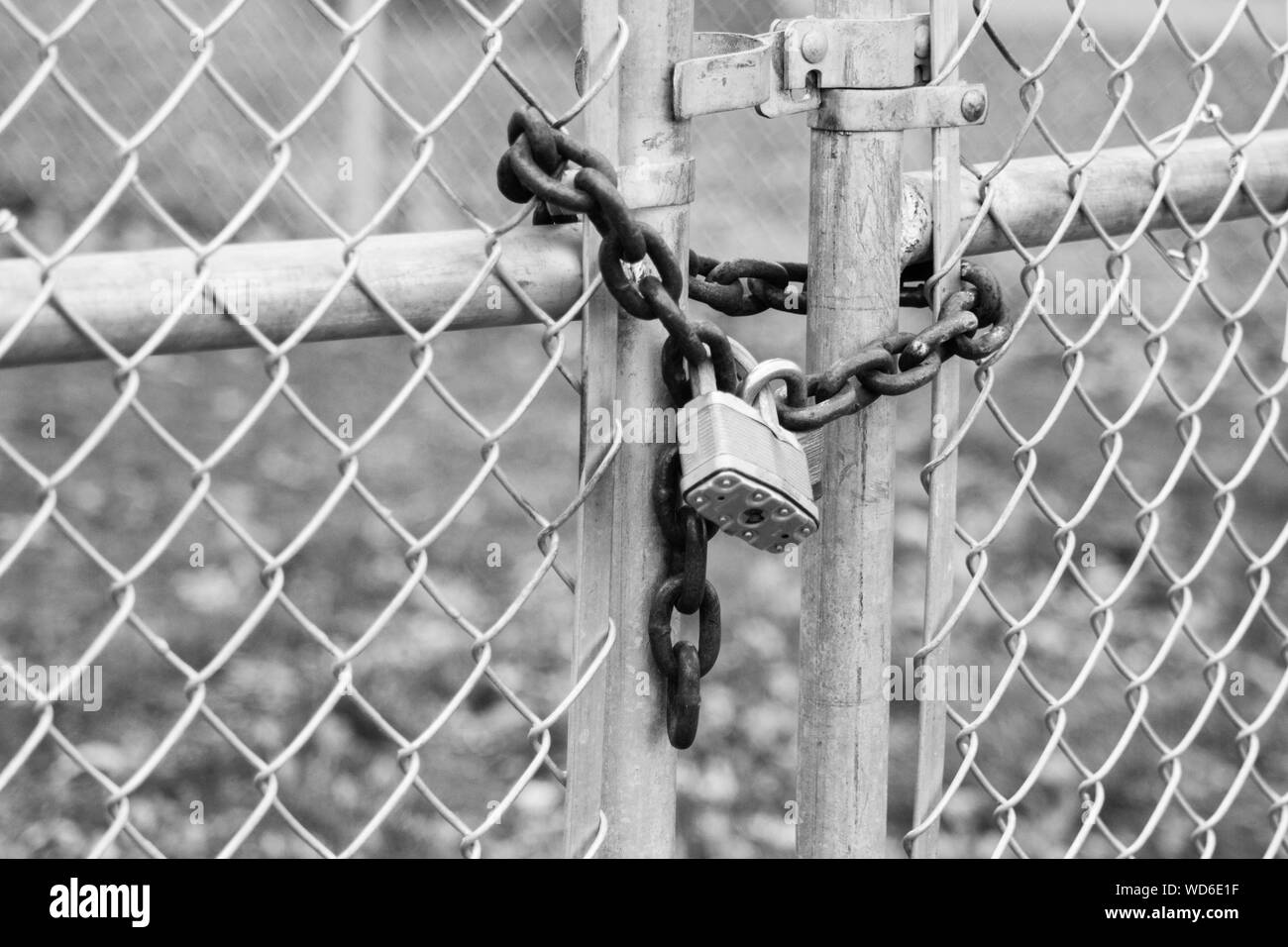 Padlocks gate hi-res stock photography and images - Alamy