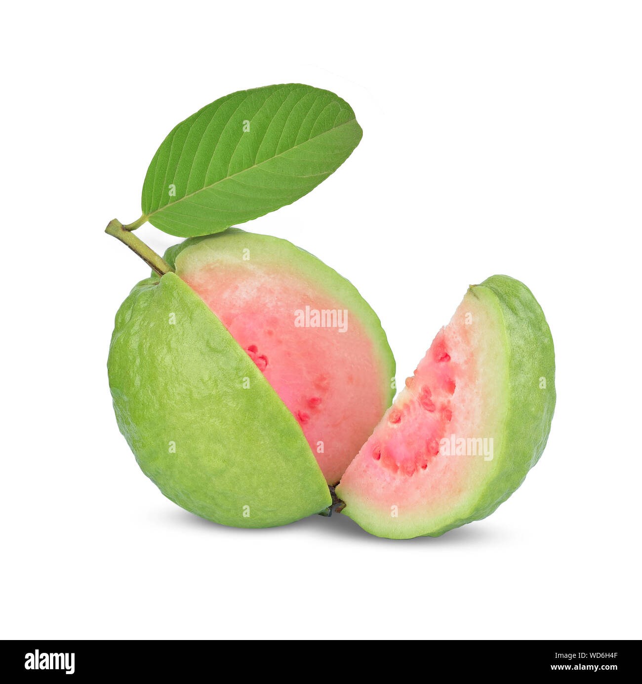 Guava isolated on white background Stock Photo - Alamy