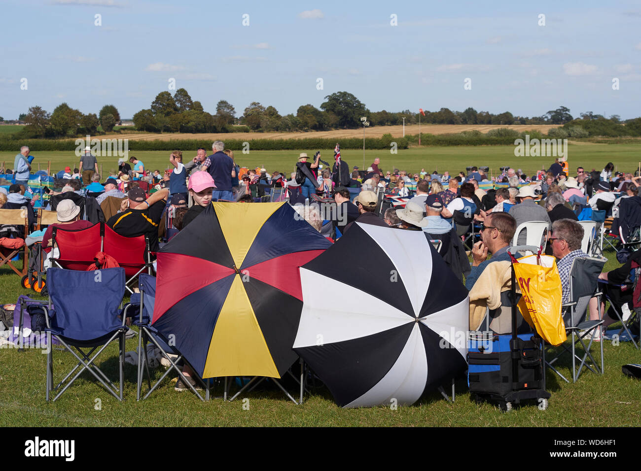 British Union Jack, Shuttleworth, Flying Proms Stock Photo - Alamy