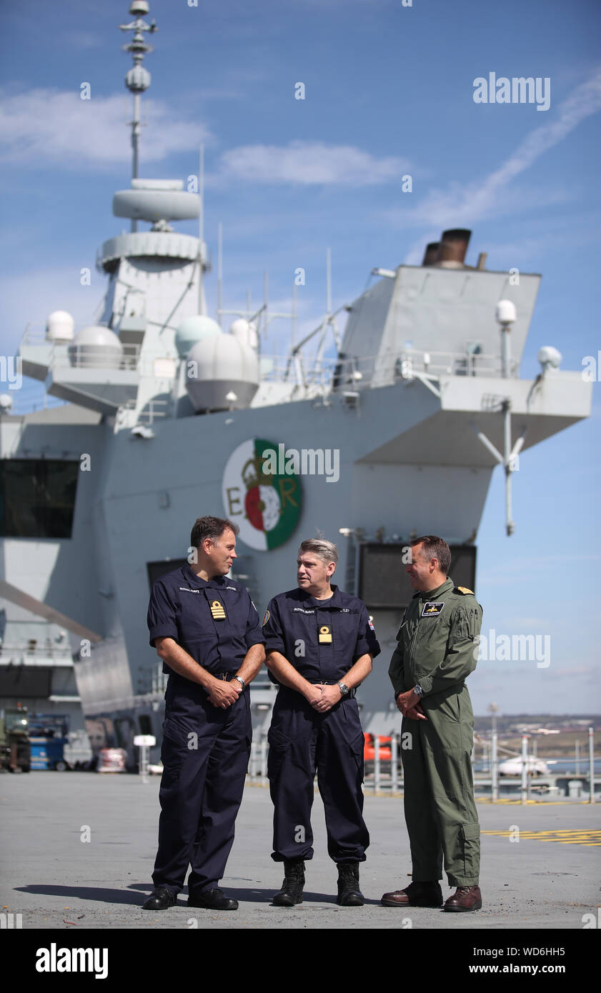 EMBARGOED TO 0001 FRIDAY AUGUST 30 Commodore Steve Moorhouse ...