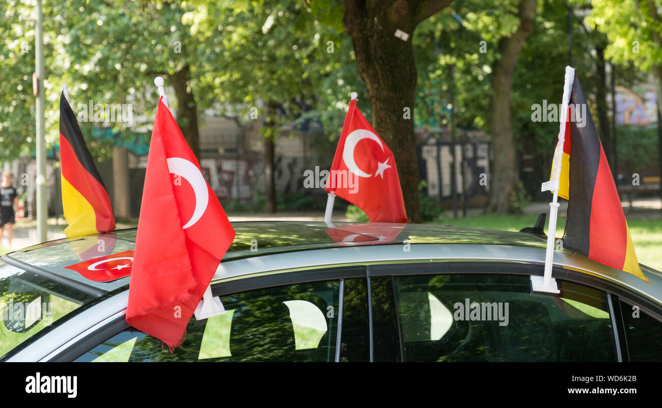 German flag turkish flag hi-res stock photography and images - Alamy