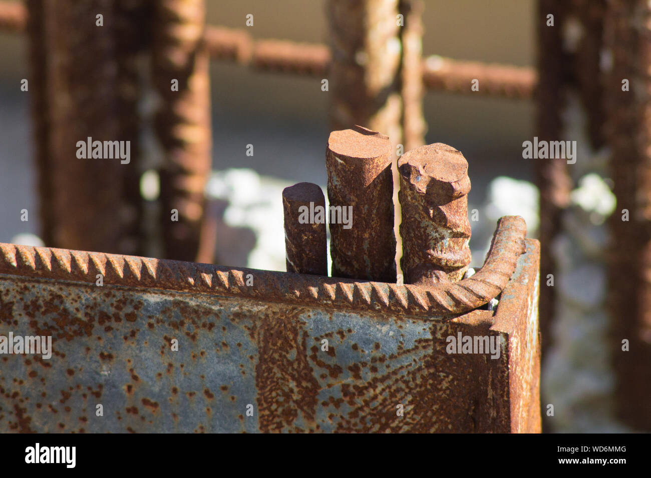 Rusty poles hi-res stock photography and images - Alamy