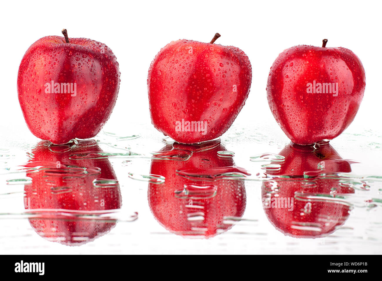 Dripping white apple hi-res stock photography and images - Alamy