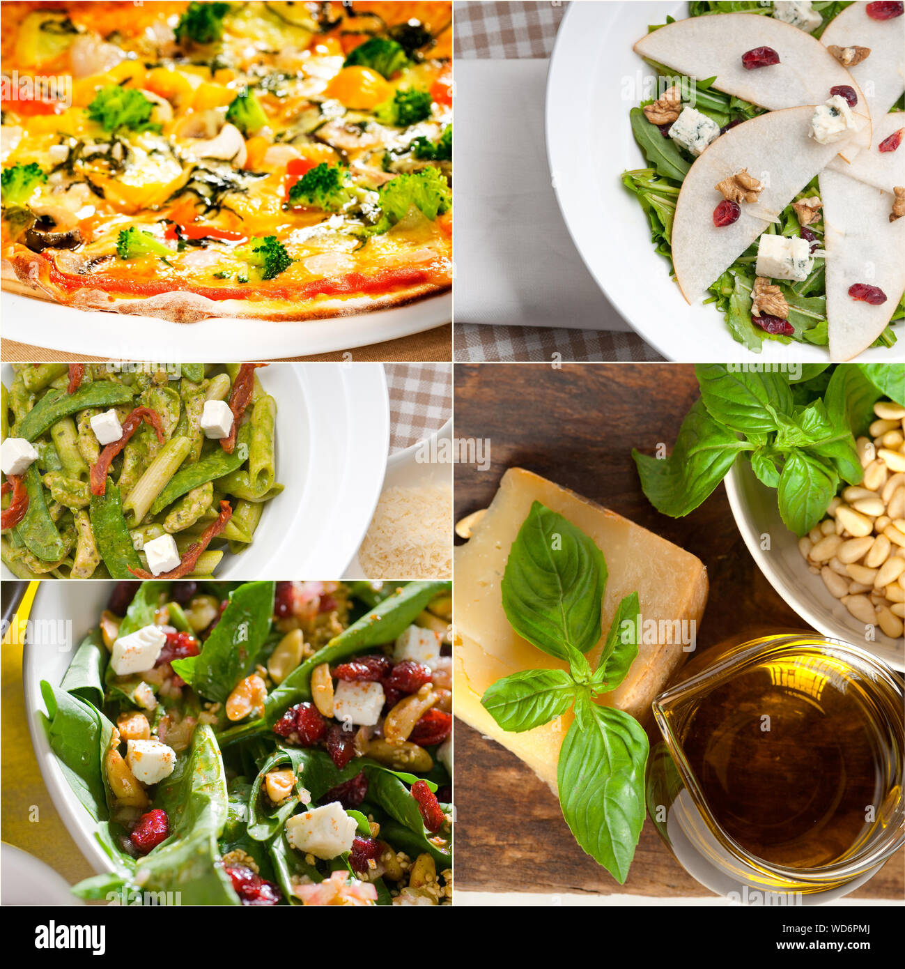 Food montage hi-res stock photography and images - Alamy