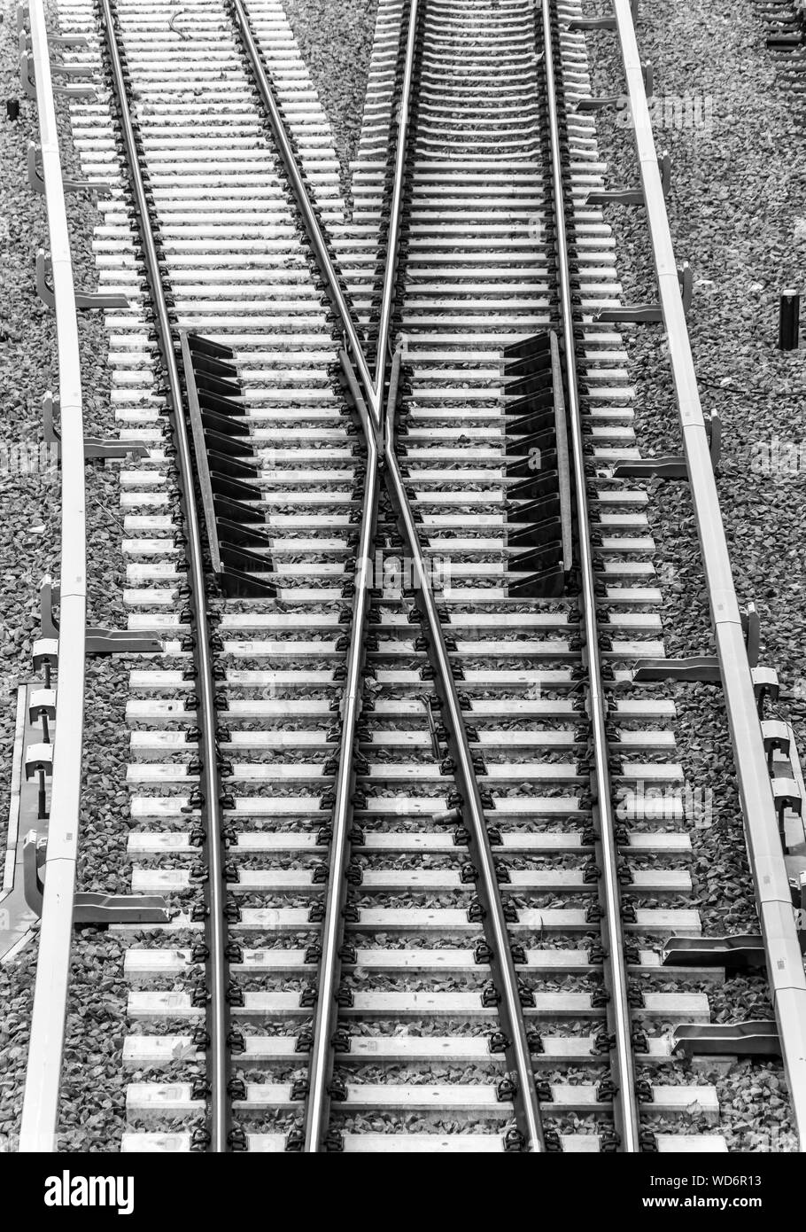 Junction view Black and White Stock Photos & Images - Alamy