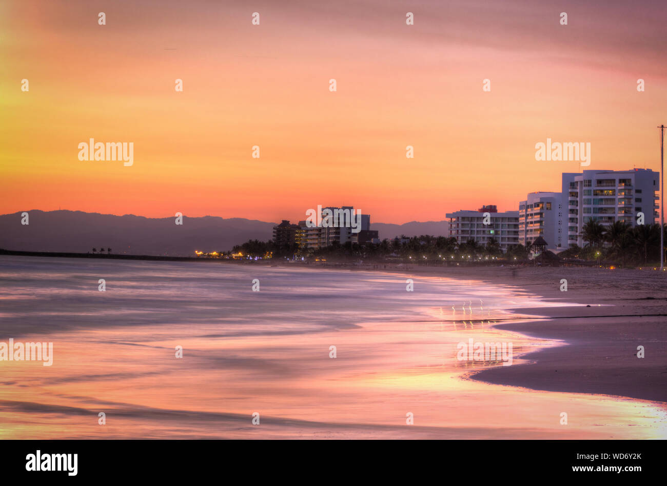 Orange beach buildings hi-res stock photography and images - Alamy
