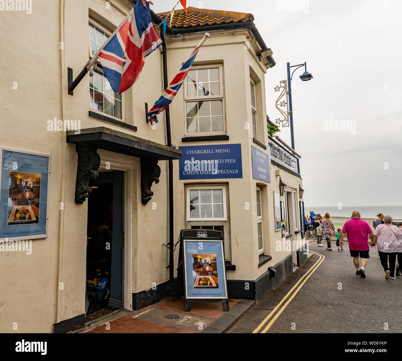 Two lifeboats pub sheringham hi-res stock photography and images - Alamy
