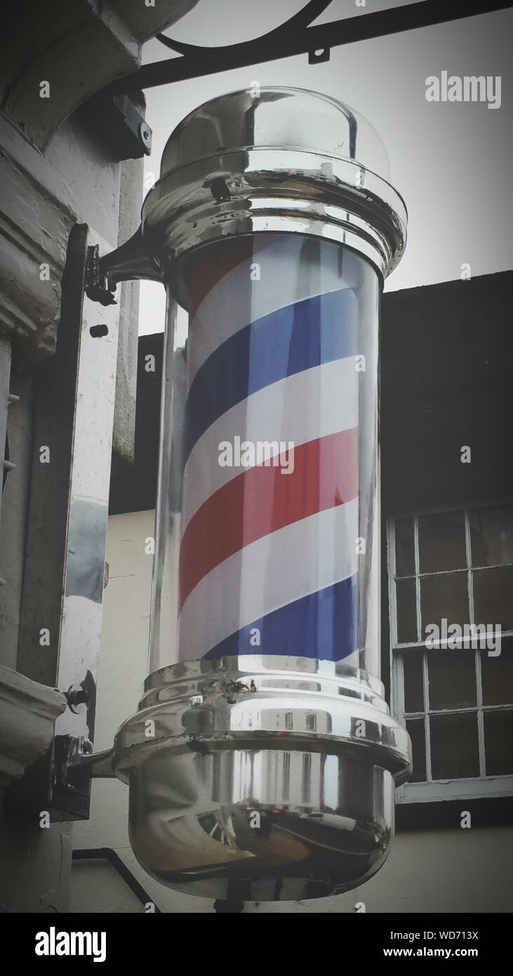 Striped barber pole hi-res stock photography and images - Alamy