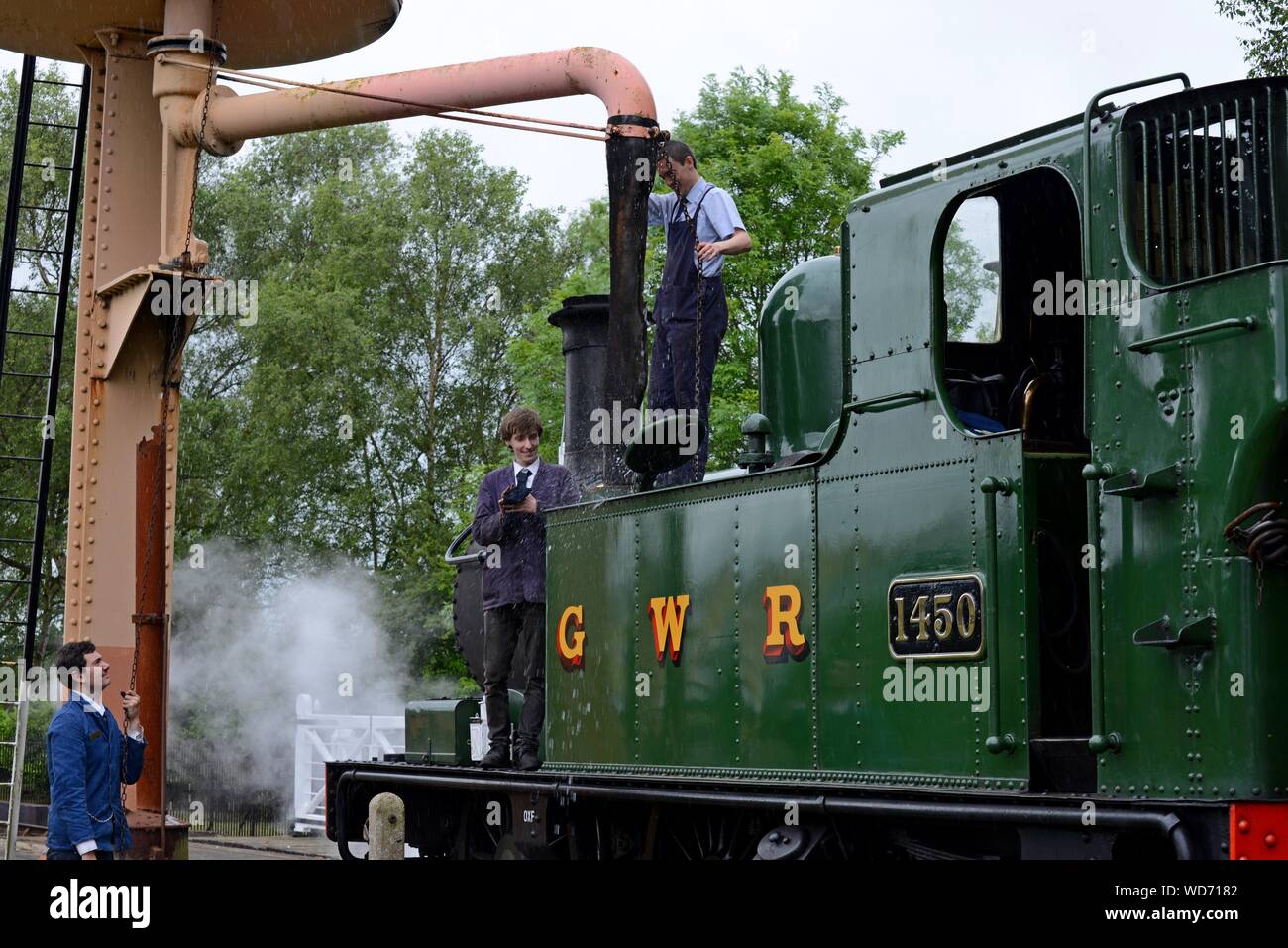 Steam Train Water Tower High Resolution Stock Photography and Images ...