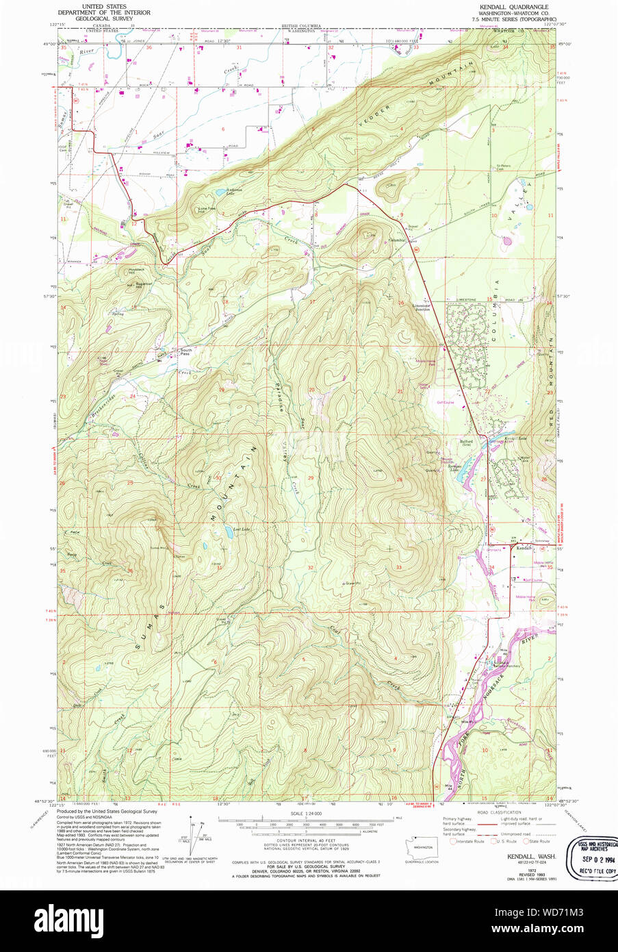 Kendall map hi-res stock photography and images - Alamy