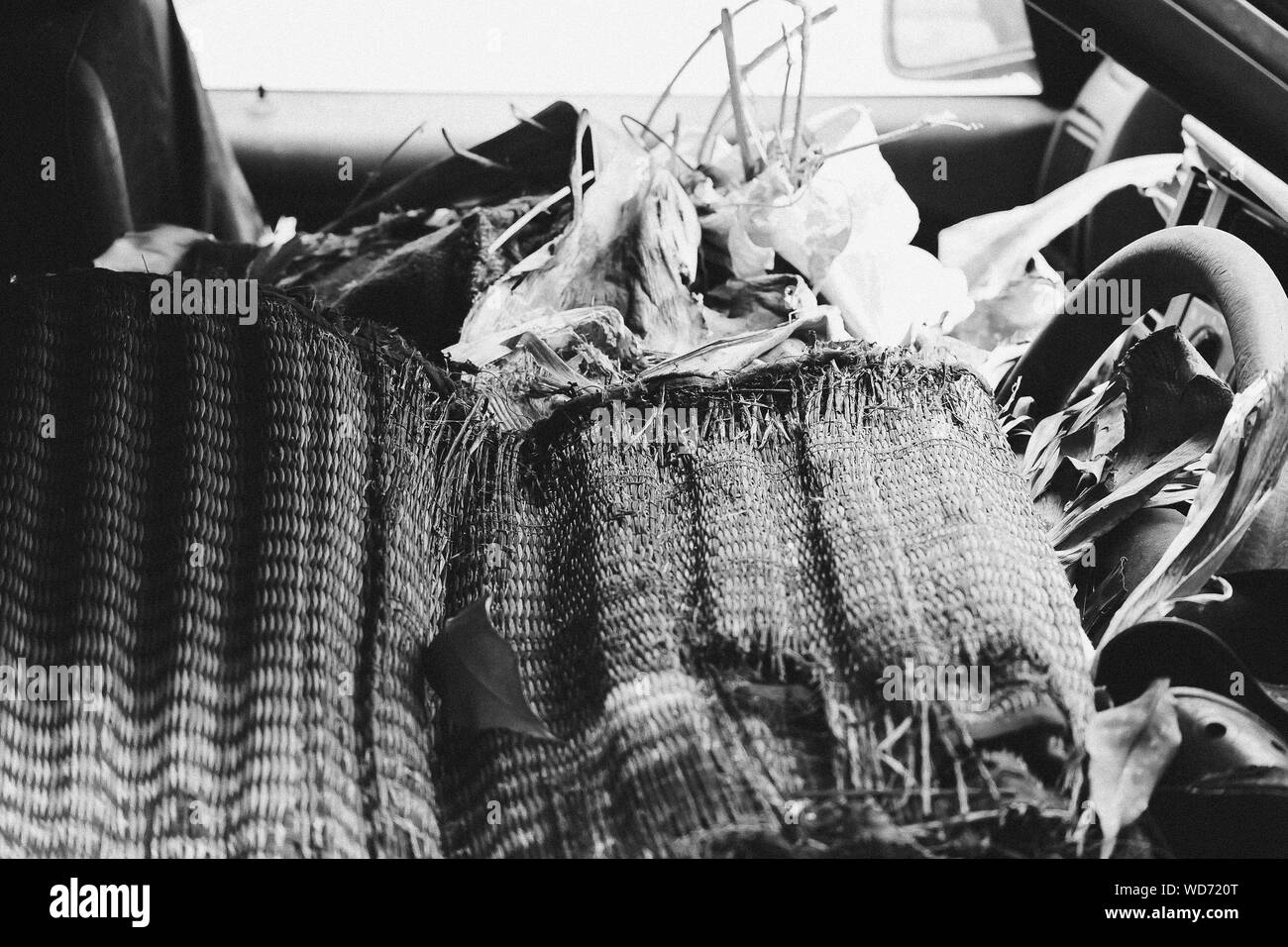 Car garbage hi-res stock photography and images - Alamy