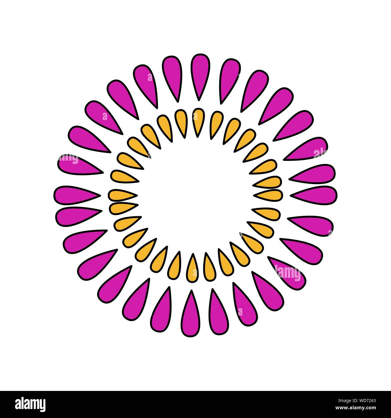 Striped circle vector design Stock Vector Image & Art - Alamy