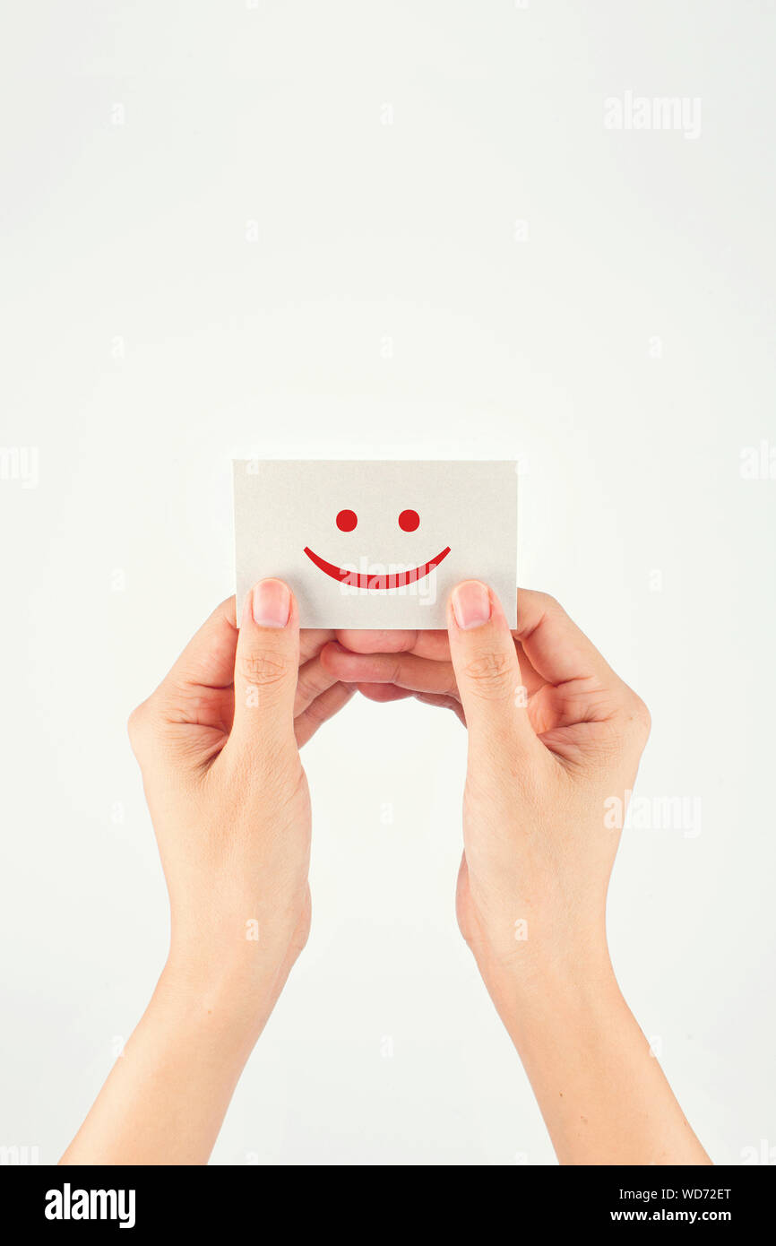 Smiley hands hi-res stock photography and images - Alamy