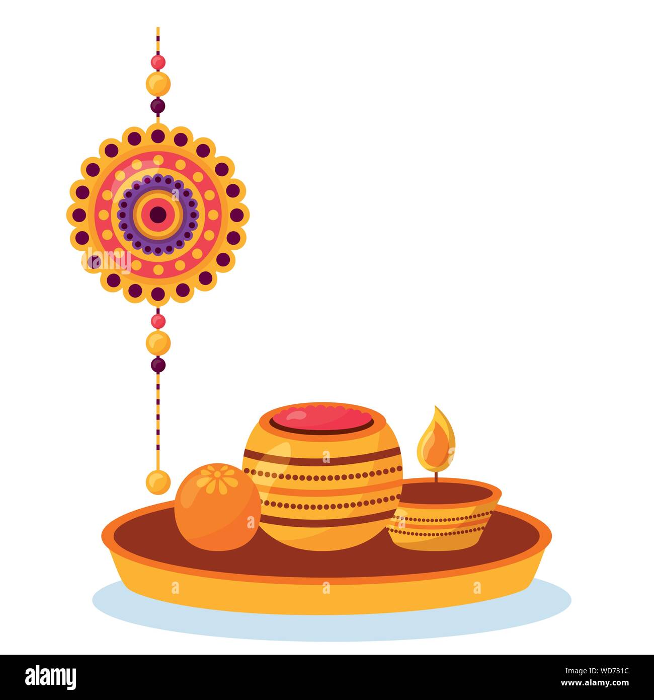 Isolated raksha bandhan vector design Stock Vector Image & Art - Alamy