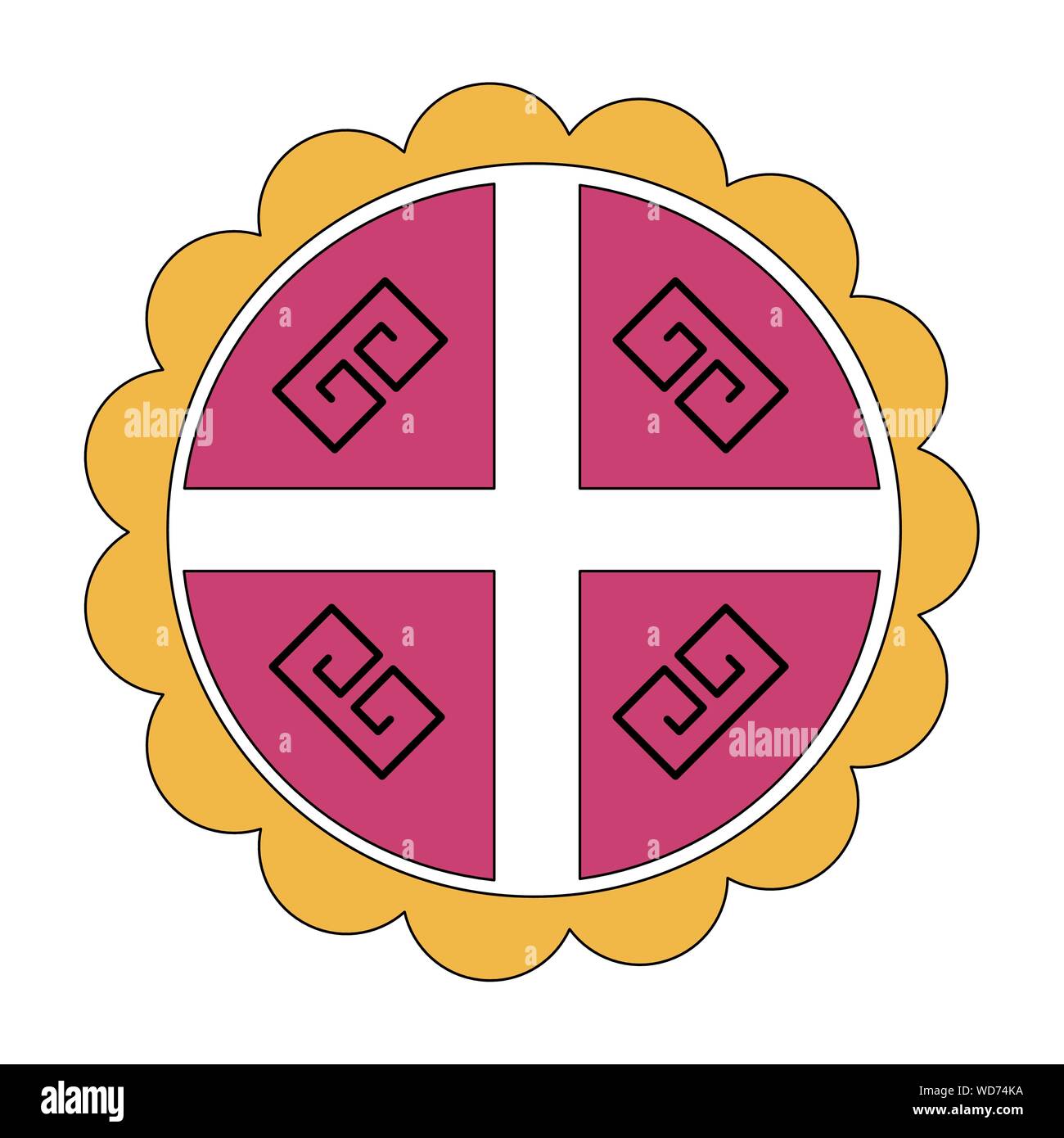 Isolated china circle vector design Stock Vector Image & Art - Alamy