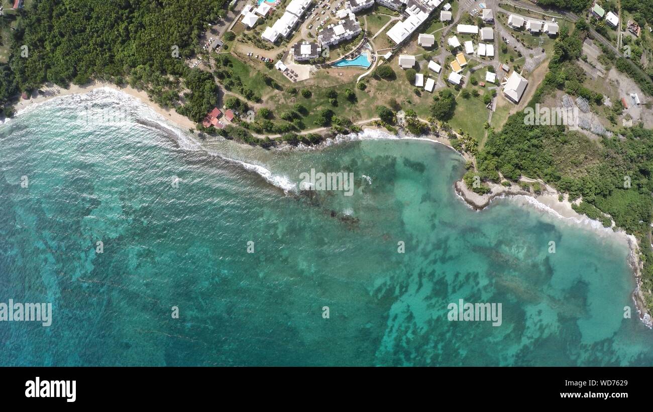 Beach drone view hi-res stock photography and images - Alamy