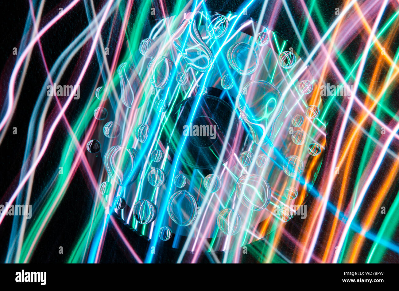 Neon lights wallpaper hi-res stock photography and images - Alamy