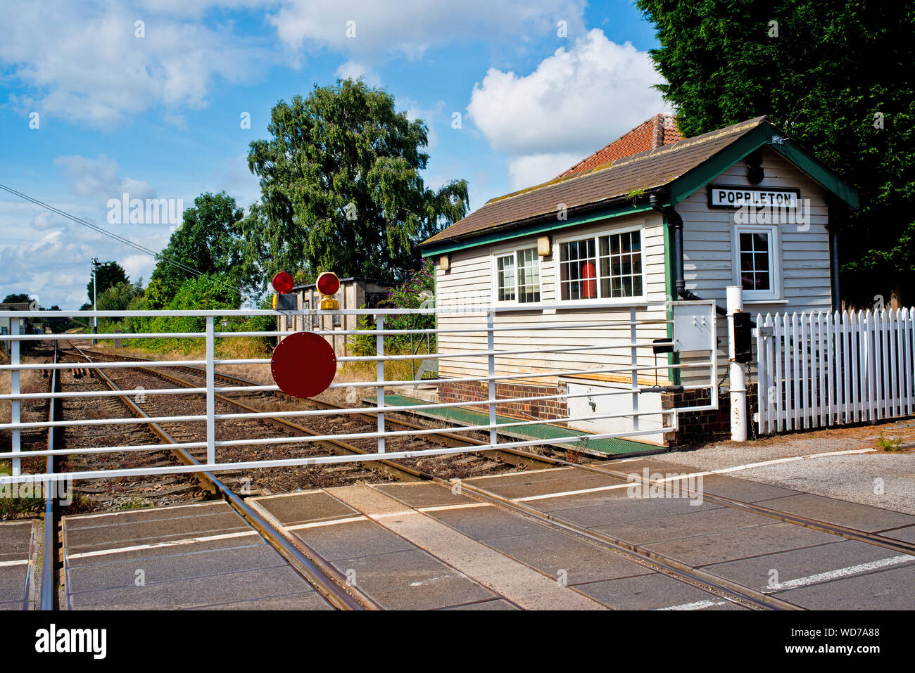 Poppleton Level Crossing and Signal Box, Upper Poppleton, North ...