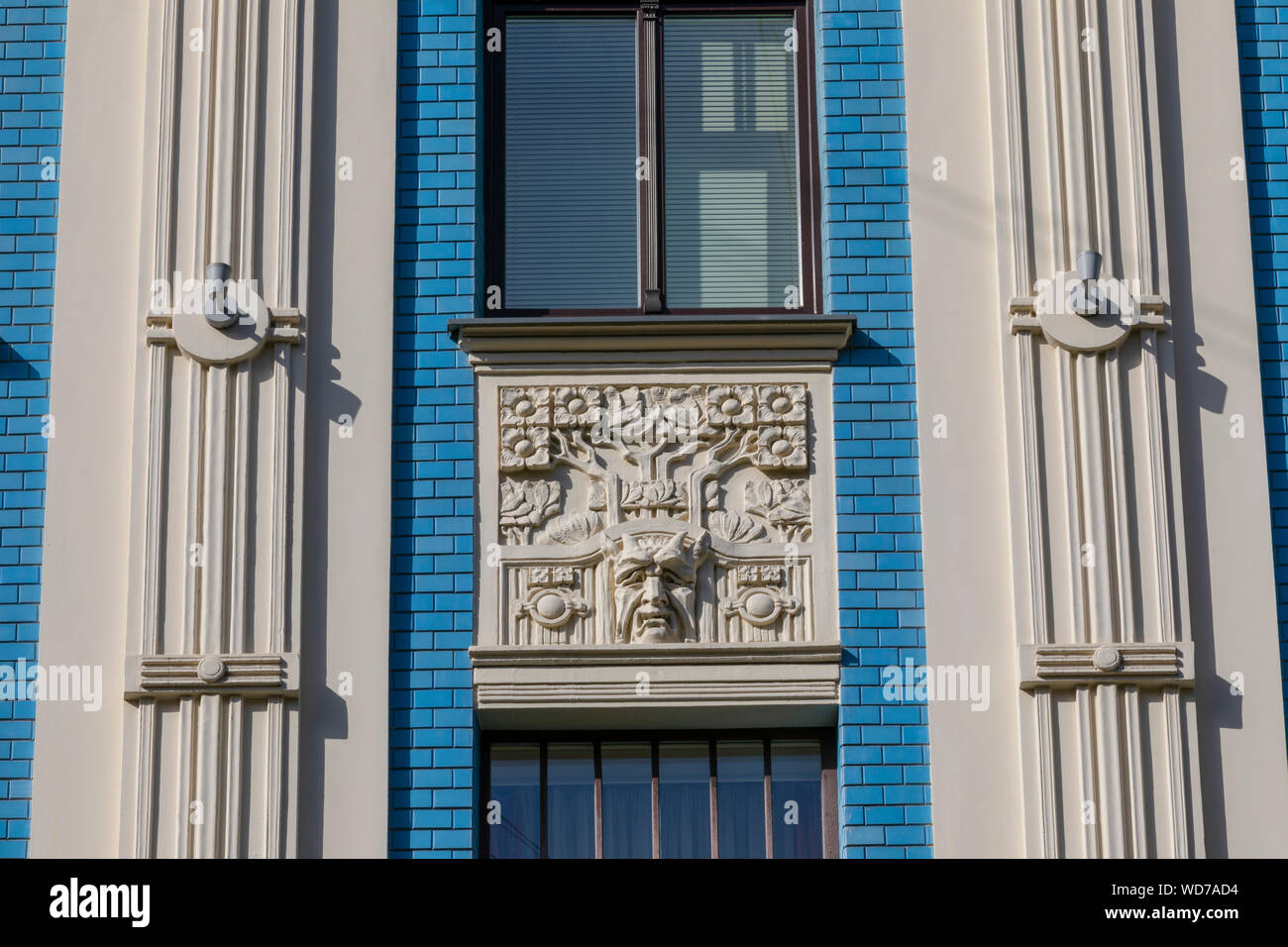 Art Nouveau Architecture on Albert Street, Riga, Latvia, Northern ...