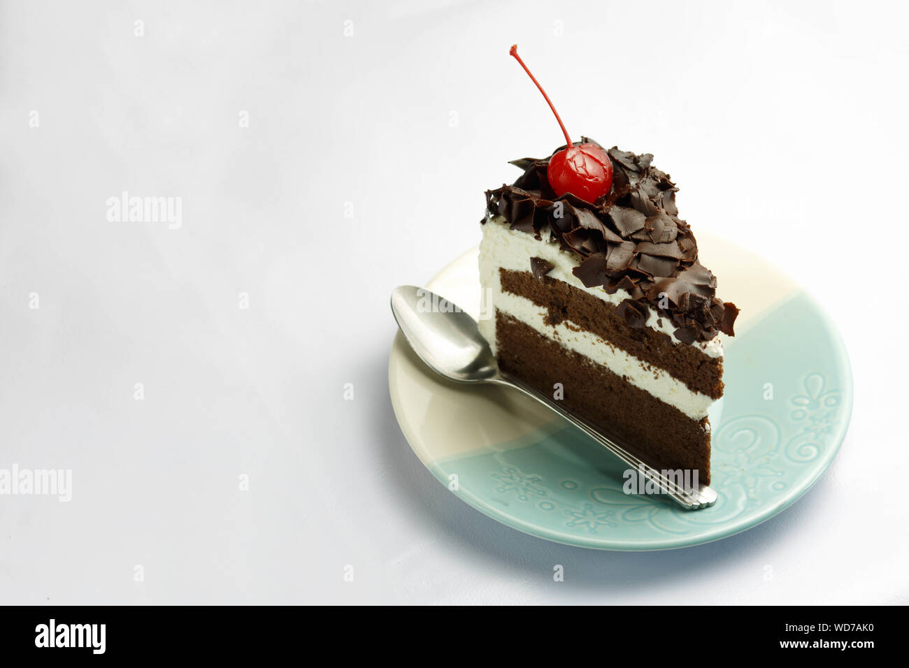 Black forest cake slice hi-res stock photography and images - Alamy