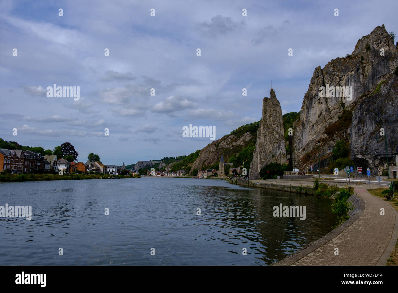 View of Dinant and River Meuse, Belgium Stock Photo - Alamy