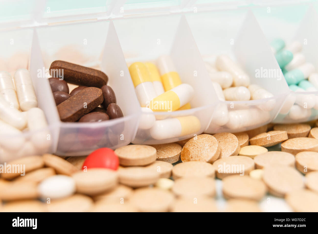 colorful Medicine pills Stock Photo - Alamy