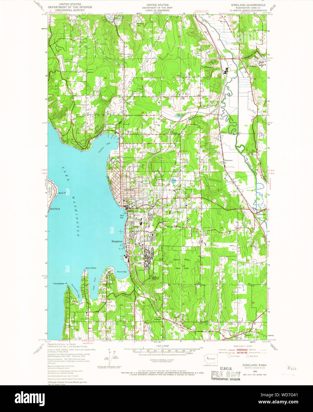 Kirkland map hi-res stock photography and images - Alamy
