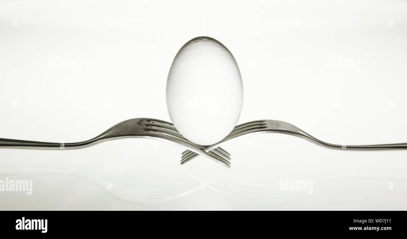 Fork and egg balancing hi-res stock photography and images - Alamy
