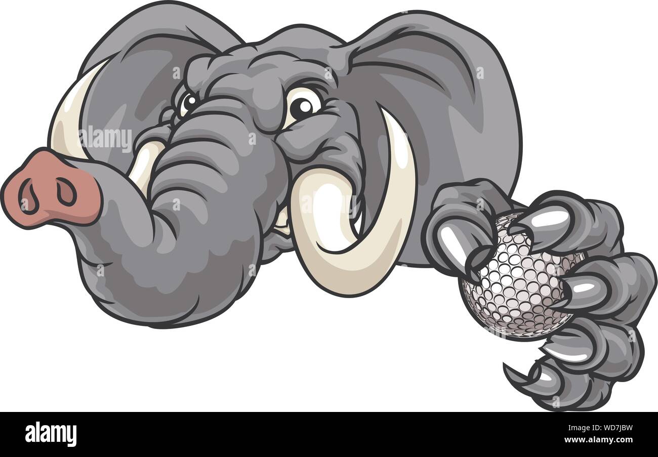 Golf vector logo ball Cut Out Stock Images & Pictures - Alamy