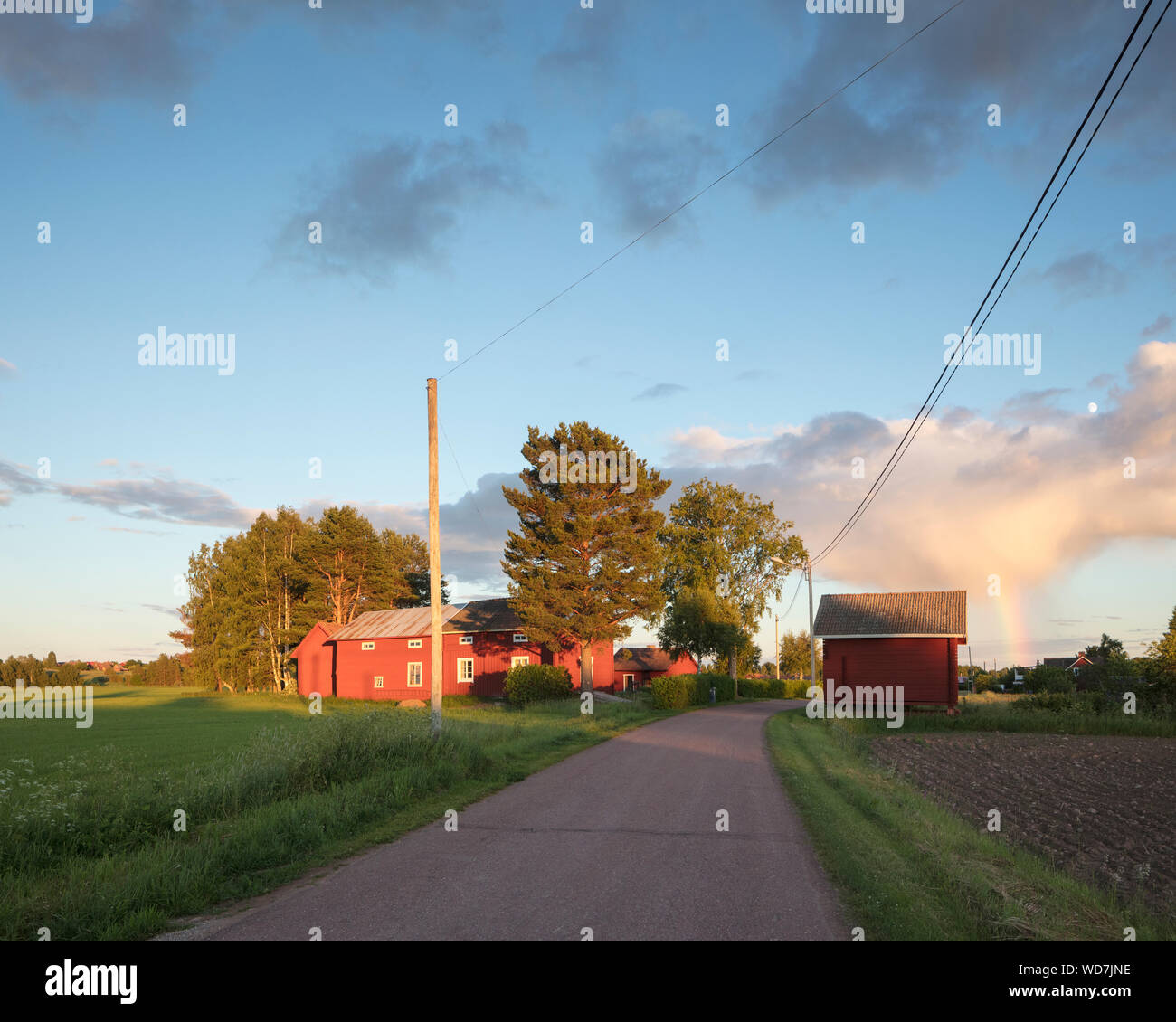 Paddock building at sunset hi-res stock photography and images - Alamy