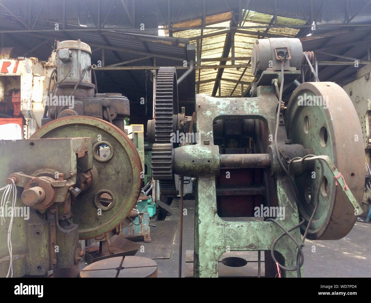 Old factory machinery hi-res stock photography and images - Alamy