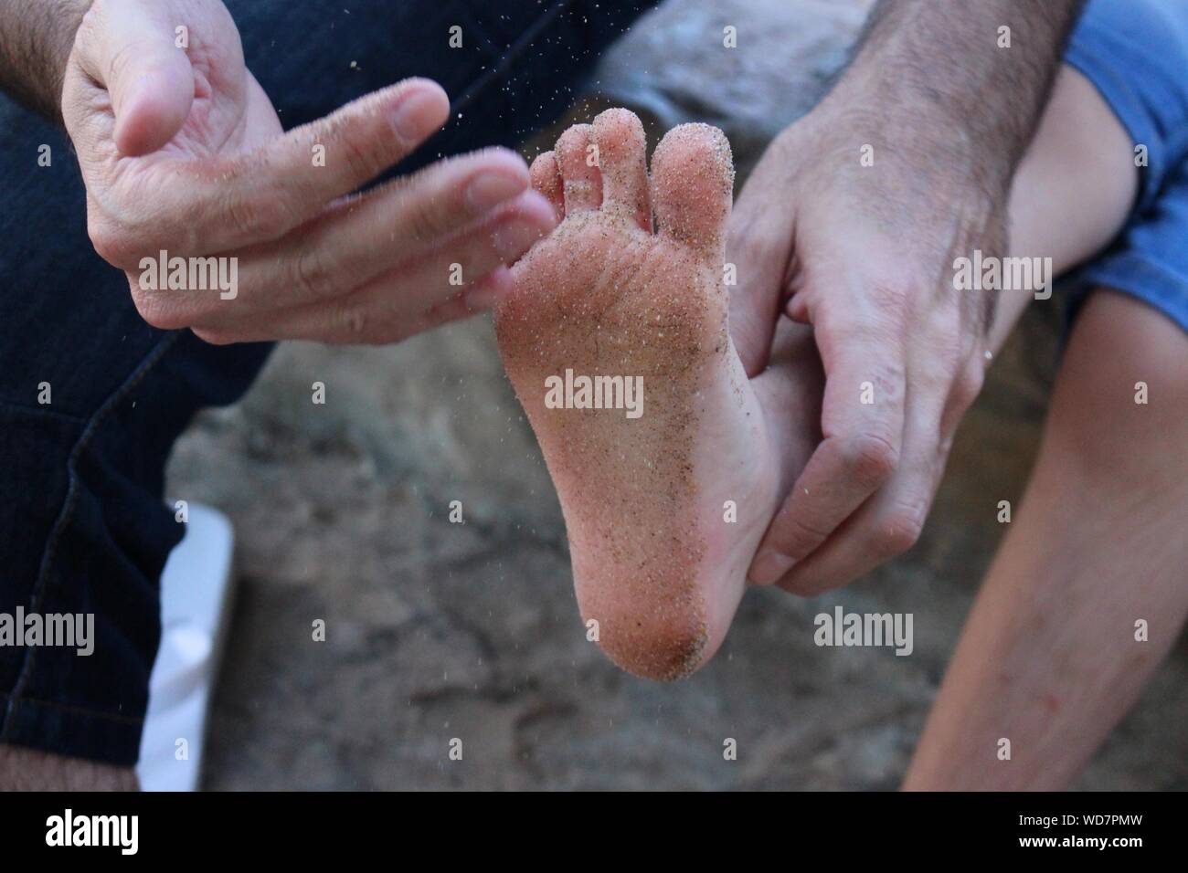 Cleaning feet hi-res stock photography and images - Alamy