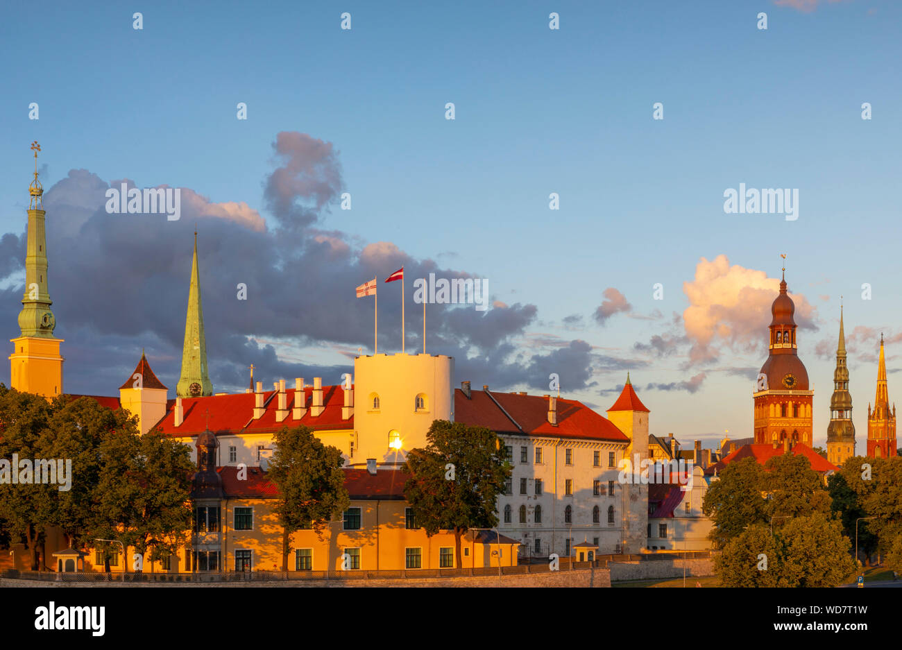 Riga Cathedral, St Peter's Church, St Saviour's Anglican Church and ...