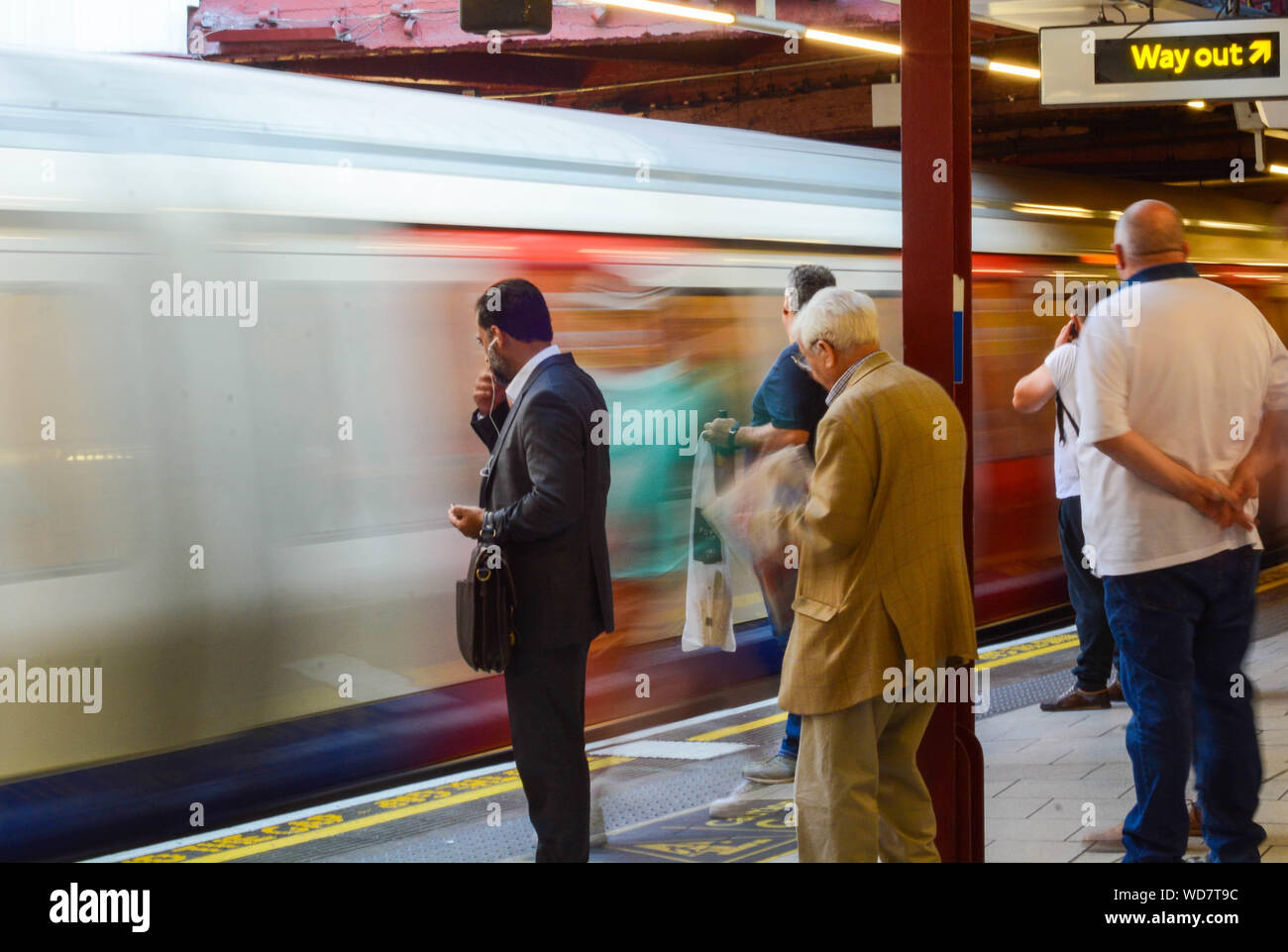 Subway station in London, UK Stock Photo - Alamy