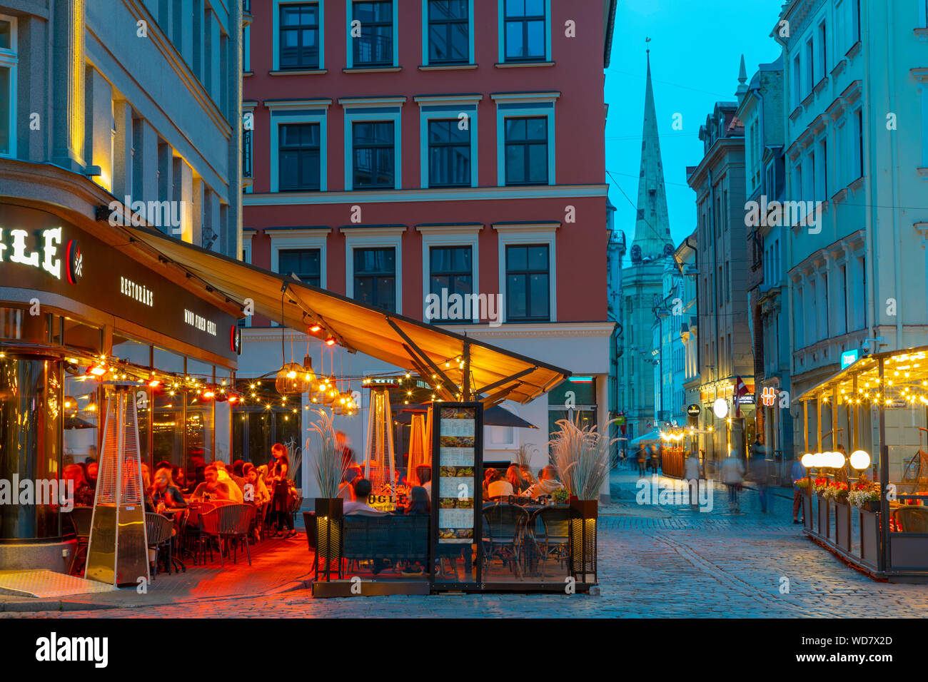 Latvia dining al fresco hi-res stock photography and images - Alamy