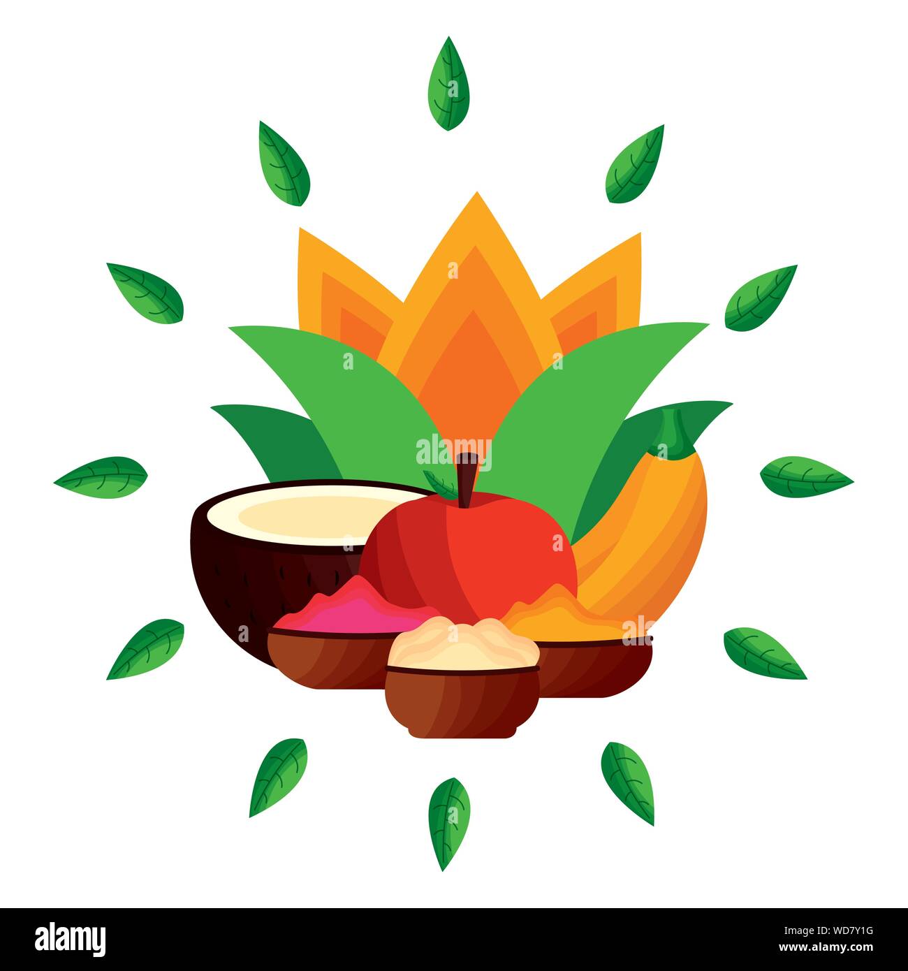 Fruit of onam celebration design Stock Vector Image & Art - Alamy
