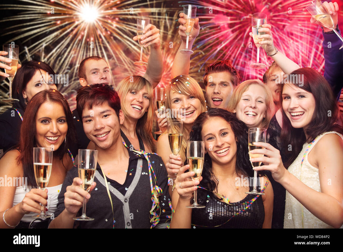 Young people celebrating hi-res stock photography and images - Alamy