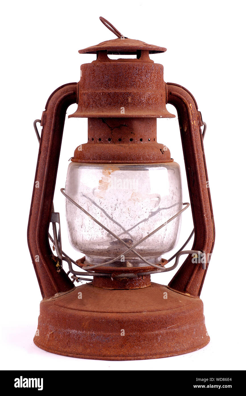 Old lantern flame Cut Out Stock Images & Pictures - Alamy