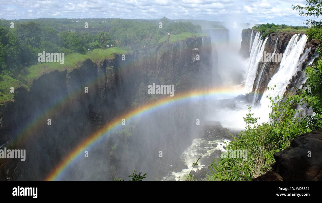 Victoria falls double rainbow hi-res stock photography and images - Alamy