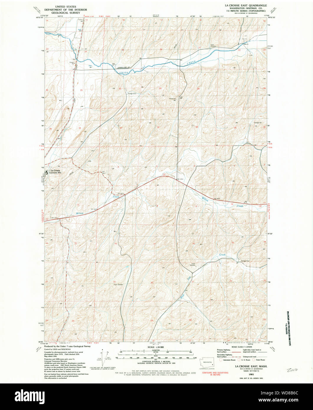 Map of la crosse hi-res stock photography and images - Alamy