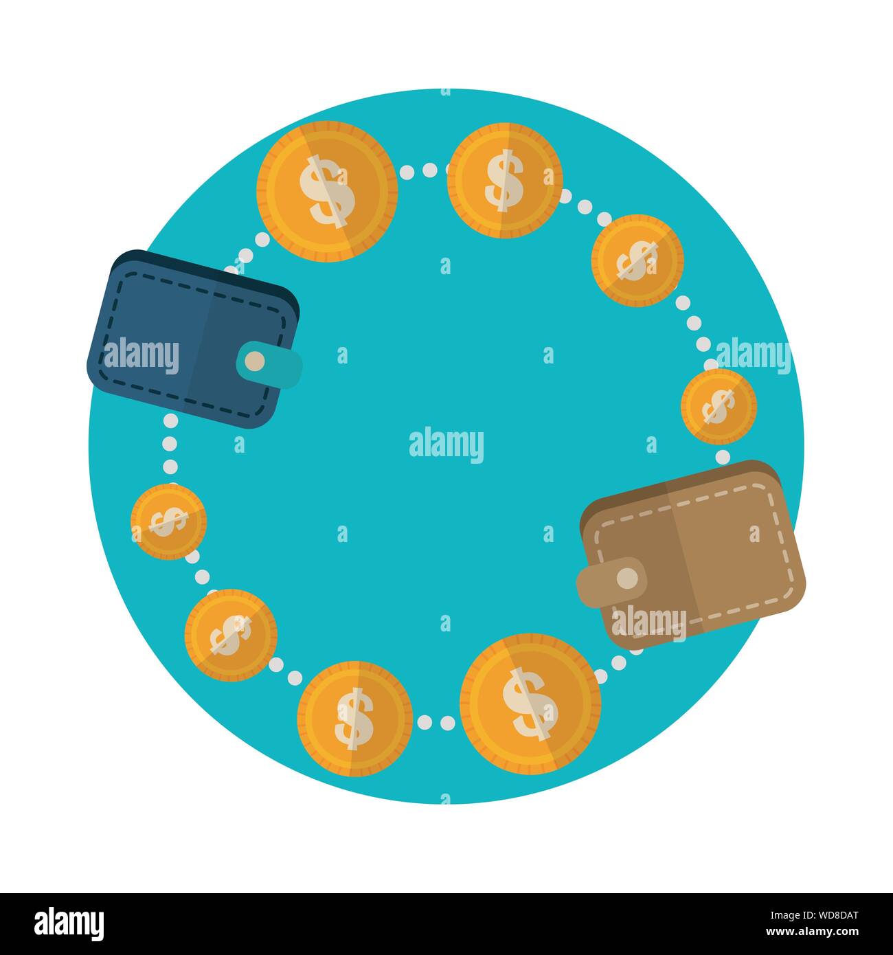 Isolated coins vector design Stock Vector Image & Art - Alamy