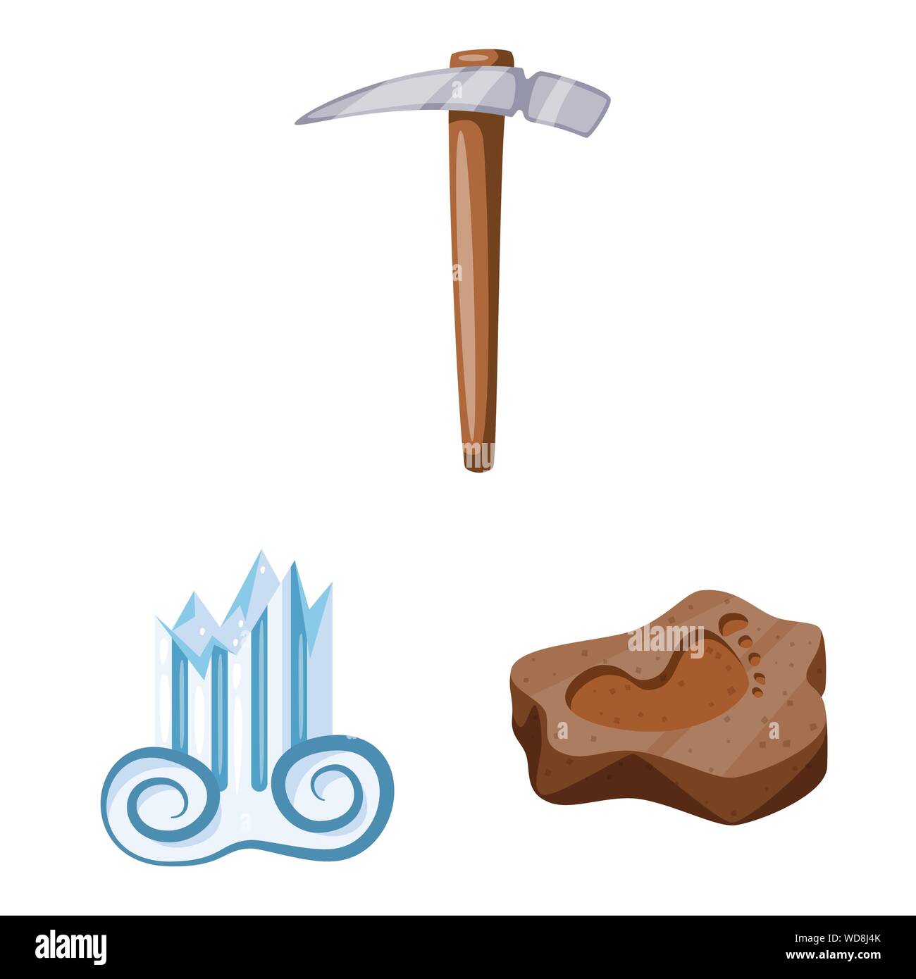 Vector design of archaeology and historical symbol. Set of archaeology ...