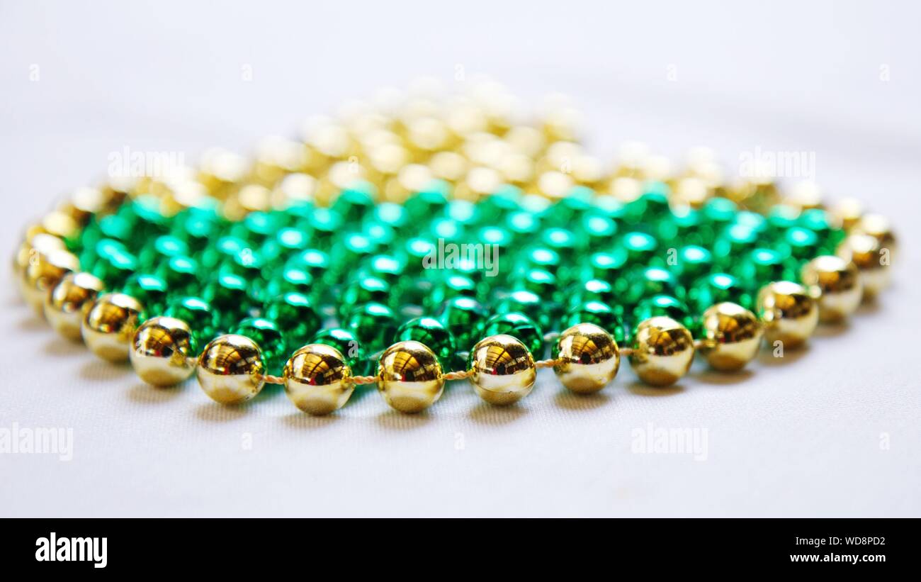 Large gold beads hi-res stock photography and images - Alamy