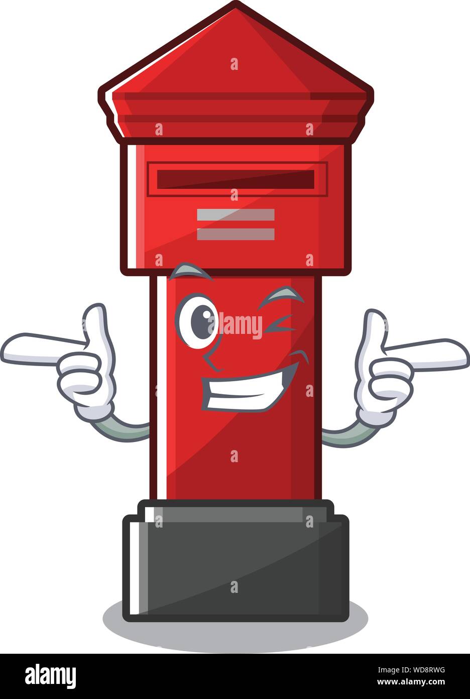 Pillarbox royal mail Stock Vector Images - Alamy