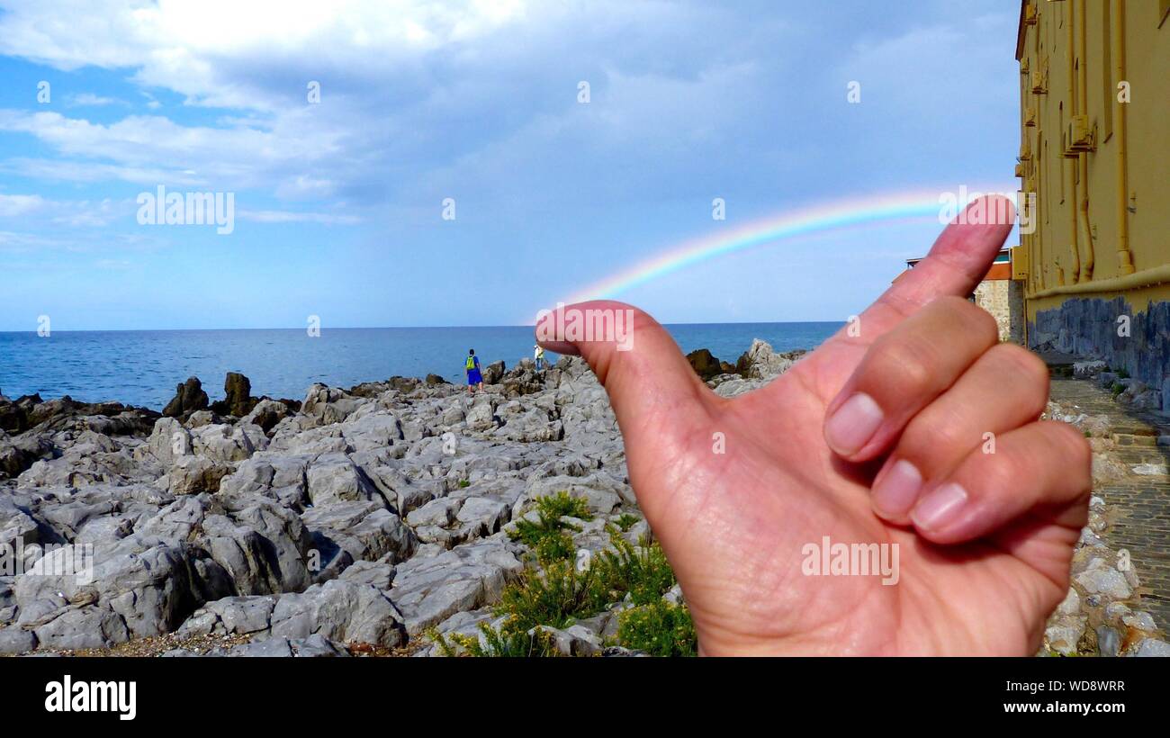 Illusion rainbow hi-res stock photography and images - Alamy