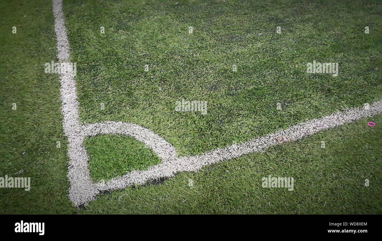 Football Corner Marking High Resolution Stock Photography and Images - Alamy
