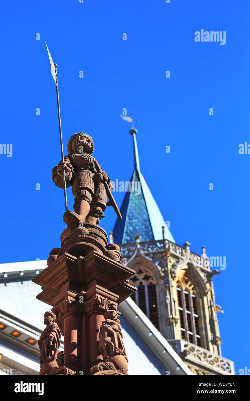 Rottweil Germany - 09 27 2018: Rottweil is a city Germany, with many ...