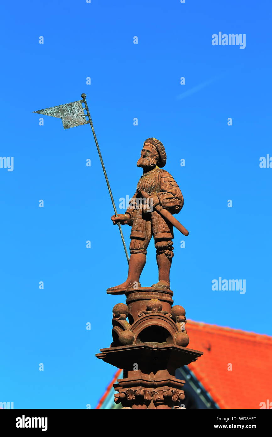 Rottweil Germany - 09 27 2018: Rottweil is a city Germany, with many ...